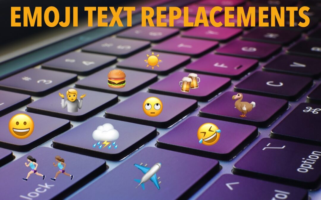 Insert Emoji More Easily with Text Replacements | Sound Support